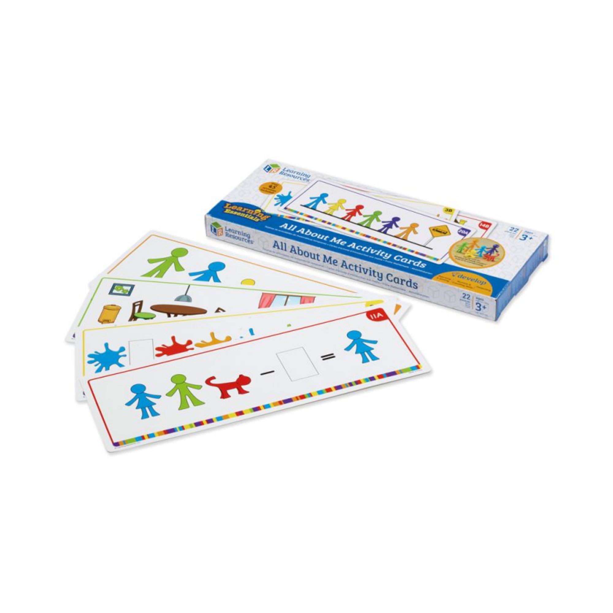 Learning Resources All About Me Family Counters Activity Cards (Set of ...
