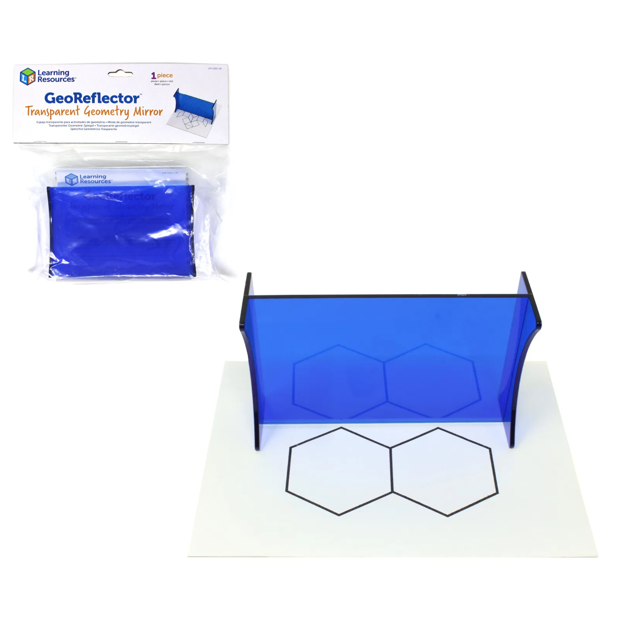 Learning Resources GeoReflector Mirror, Hands-On Geometry Tool, Ages 6 ...